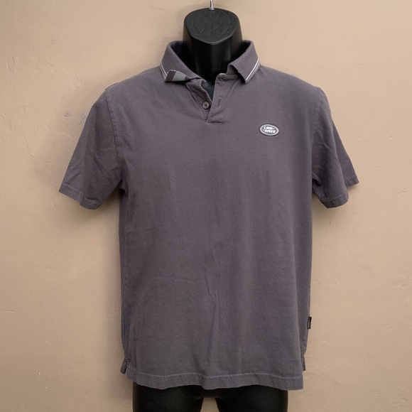 Land Rover | Shirts | Land Rover Gray Embroidered Polo Small Gently ...